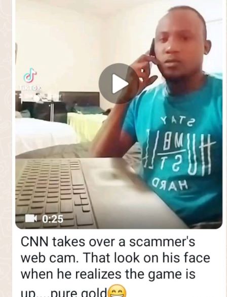 Fact Check Did Cnn Take Over A Scammers Webcam On Live Tv
