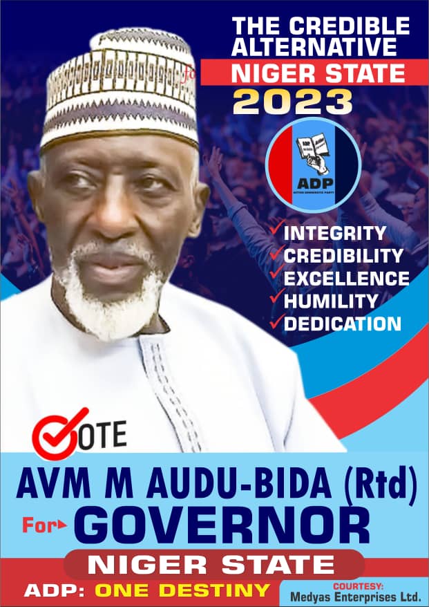 2023: How I'll Restore Niger State's Glory - AVM Audu-Bida, ADP Guber ...
