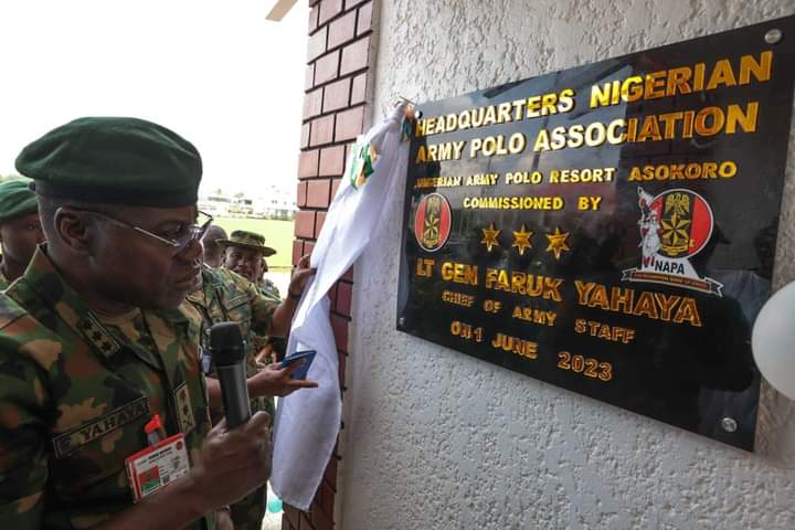 COAS Commissions Nigerian Army Polo Headquarters in Abuja - PRNigeria News