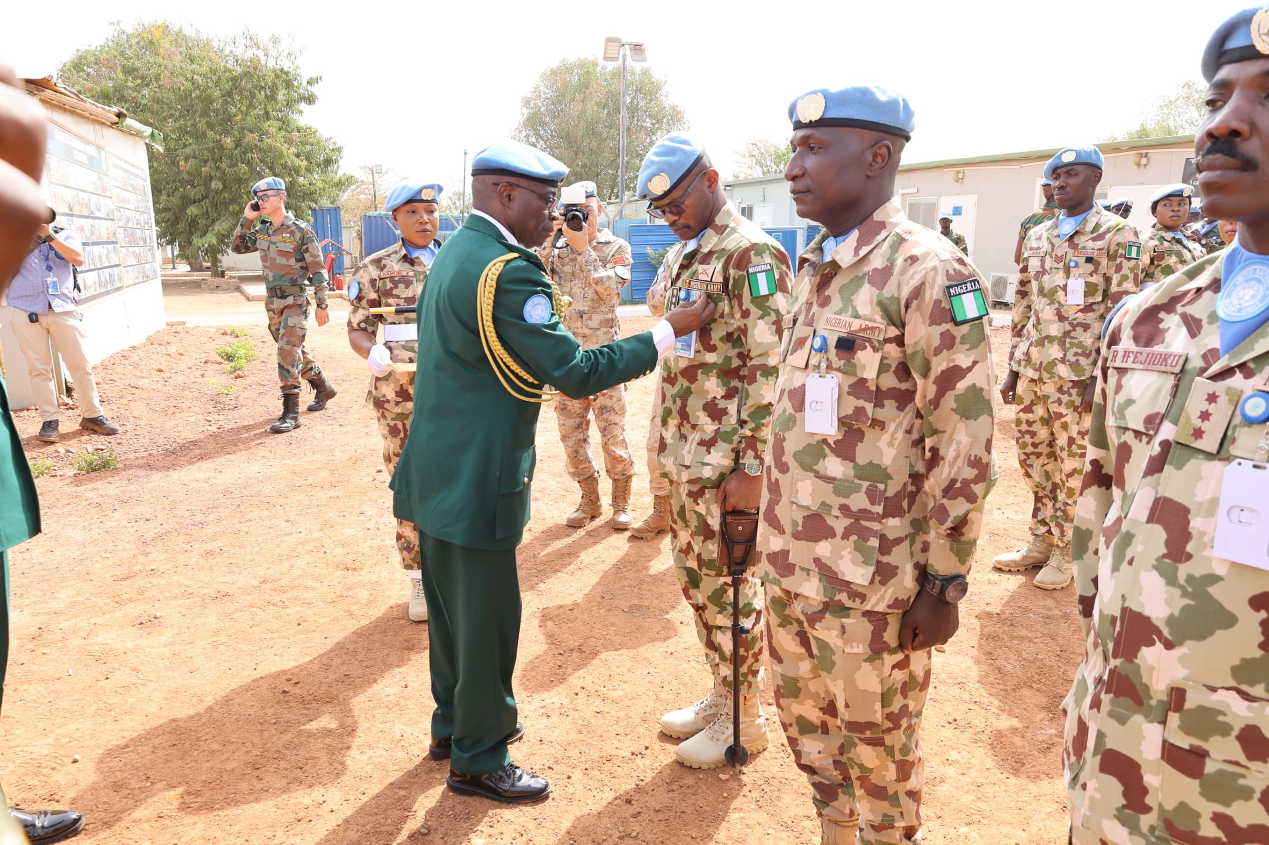 UNISFA Commander Honours Nigerian troops in UN peacekeeping mission ...