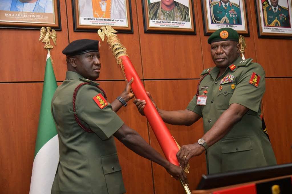 Maj. Gen. Shaibu Takes Over as 25th COAS, Vows to Uphold Legacy of ...